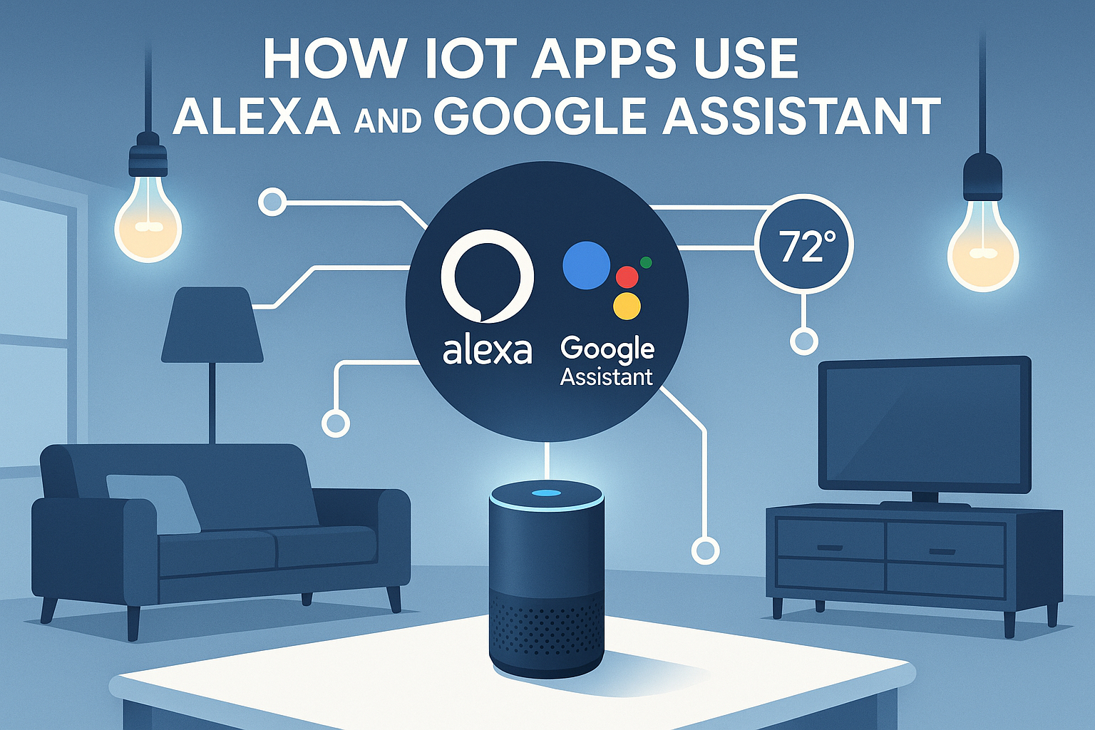 How IoT Apps Use Alexa and Google Assistant | Xenia Tech