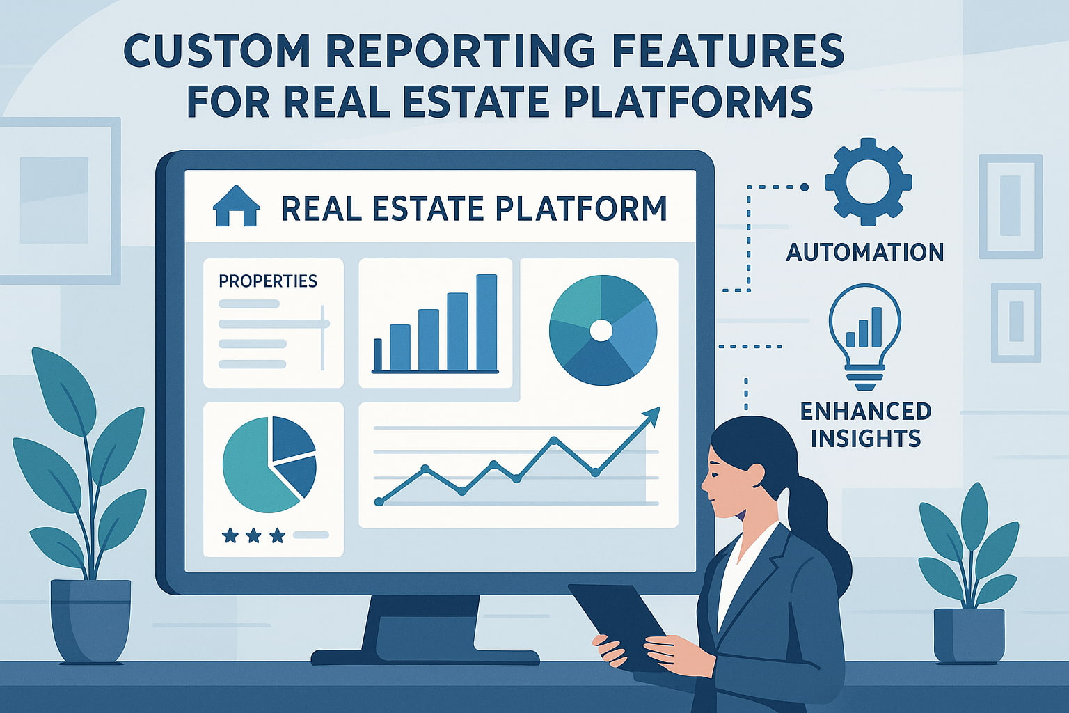 Custom Reporting Features for Real Estate Platforms | Xenia Tech